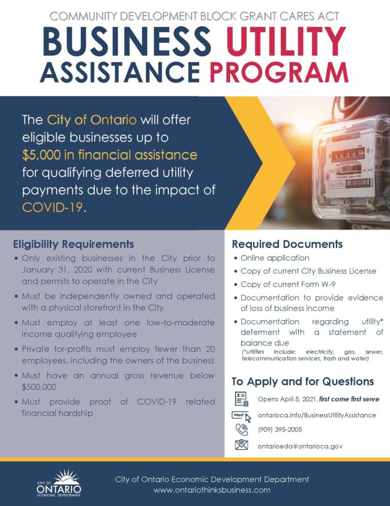 Business Utility Assistance Program - DOIA